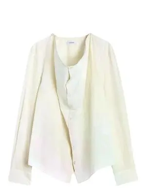 LEMAIRE Soft Collar Blouse - Neutrals