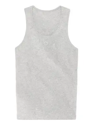 MARINE SERRE Crescent Moon Top - Grey