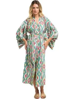 GUADALUPE DESIGN Anisa Ikat Kimono - Multi