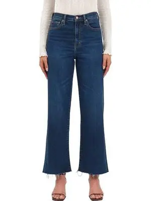 DAZE Pleaser High Waist Crop Jeans - Magic Hour