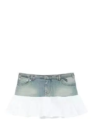 Gimaguas Panelled Mini Skirt - Blue