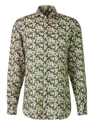VINCENZO DI RUGGIERO Floral-print Long-sleeve Shirt