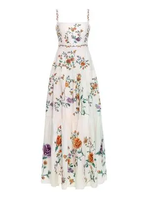 Agua Bendita Lima Chinesis Dress - White