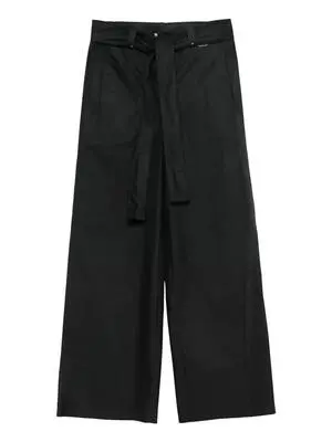 Moncler Tied-waist Trousers - Black