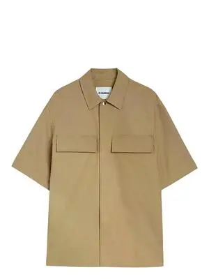 JIL SANDER Flap-pocket Shirt - Brown