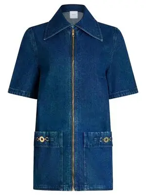 Patou Denim Mini Dress - Blue