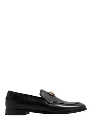 Versace La Medusa Loafers - Black/versace Gold