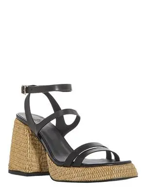 CastaÑer Victoria Platform Sandals - Negro