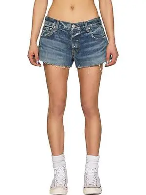 EB DENIM Low Rise Denim Shorts - Tommy