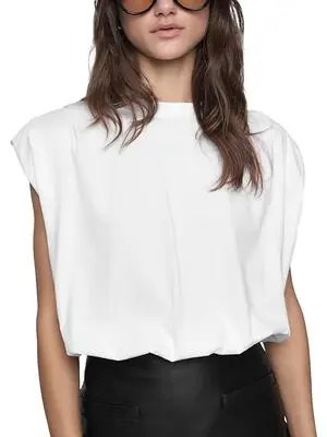Rebecca Minkoff Holly Sleeveless Top Bright White