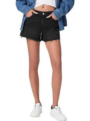 Paige Dylan Denim Shorts - Onyx Cloud Distressed