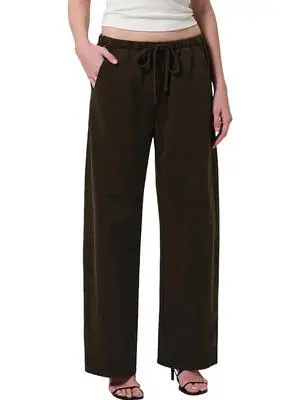 Citizens Of Humanity Ayla Pull-on Trousers - Dark Olive