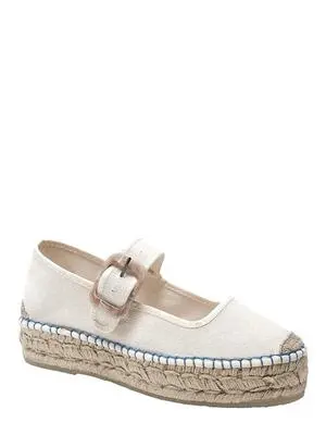 Free People Surfside 2.0 Mary Jane Espadrille Flats - Natural