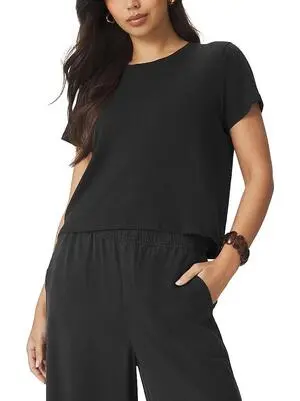 Splendid Louisa Short Sleeve Tee Black
