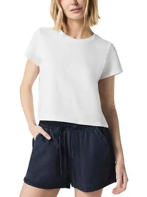 Splendid Louisa Short Sleeve Tee - White