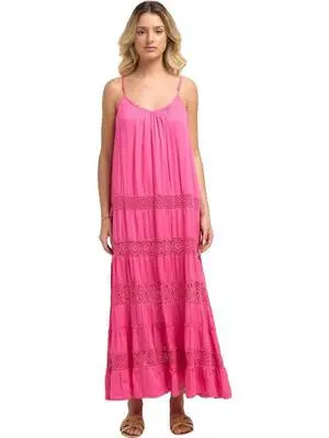 GUADALUPE DESIGN Paola Dress - Fuchsia