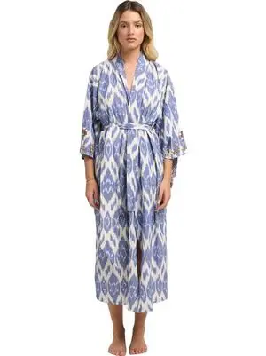 GUADALUPE DESIGN Anisa Ikat Kimono - Lilac