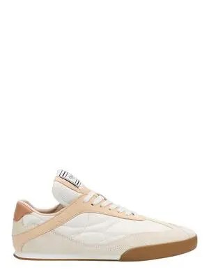 Chloé Chloe Kick Mixed Leather Low-Top Sneakers Tender Peach