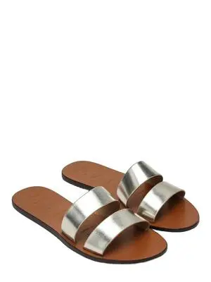 Manebí Leather Strap Sandals - Brown