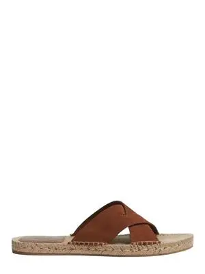 ZEGNA Suede Espadrille Sandals