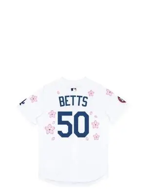 Nike X Takashi Murakami X Mlb World Tour Tokyo Series 2025 Dodgers Betts Jersey - White