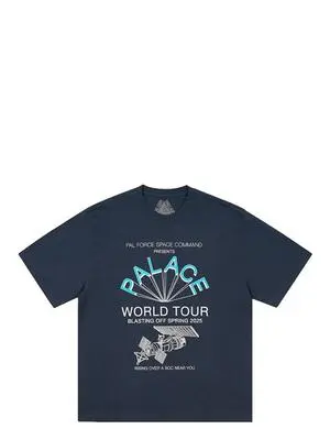 PALACE World Tour T-shirt - Navy Blue