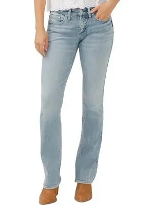 SILVER JEANS CO. Britt Curvy Slim Bootcut Jeans - Indigo