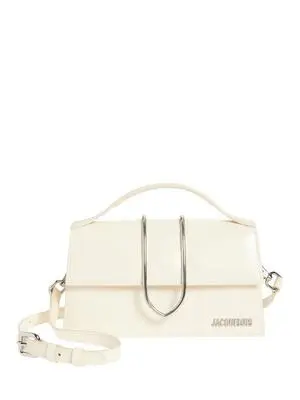 Jacquemus Le Grand Bambino Leather Shoulder Bag - Light Ivory 115