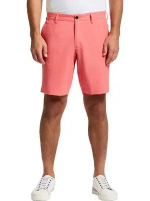 Robert Graham Thresher Seersucker Shorts - Coral