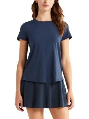 Zella Power T-Shirt Navy Sapphire