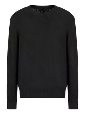 Armani Exchange Crew-neck Sweater - Black