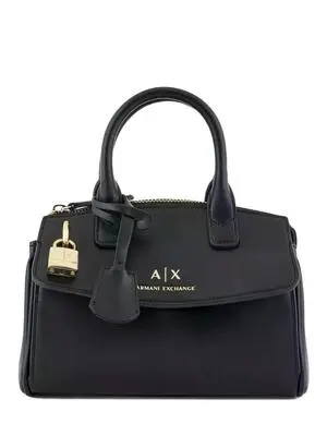 Armani Exchange Logo-print Tote Bag - Black