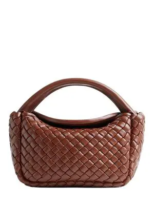 BOTTEGA  VENETA Small Cobble Top Handle - Sapele