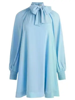 Alice + Olivia Gracen Mini Dress - Blue