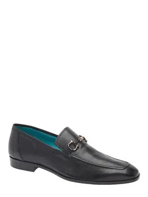 Mezlan Rios Bit Ornament Leather Loafer - Black