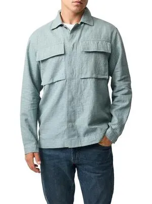 Rodd & Gunn Hills Creek Linen & Cotton Shirt Jacket - Ceylon
