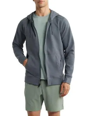 Ten Thousand TEN THOUSAND Midweight Tech Performance Full Zip Hoodie Iron