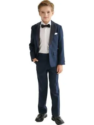 MOUSTACHE Shawl Lapel Suit - Navy