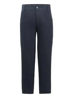 MOUSTACHE Modern Straight-leg Dress Pants - Dark Blue