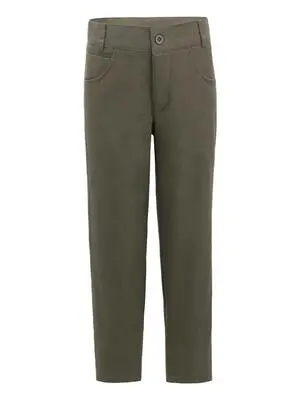 MOUSTACHE Modern Straight-leg Dress Pants - Olive Green