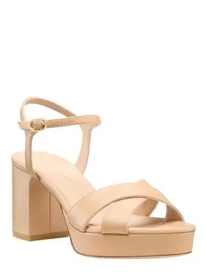 STUART WEITZMAN Stuart Weitzman Dayna Platform Sandals Adobe