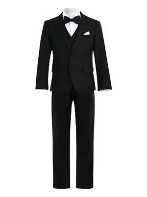 MOUSTACHE Peak Lapel Tuxedo Set Black