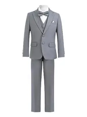 MOUSTACHE Peak Lapel Tuxedo Set - Light Gray