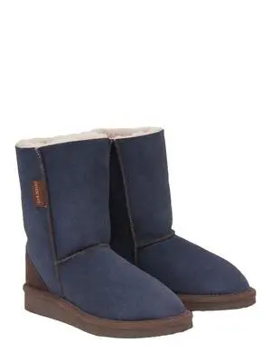 CELTIC & CO. Shearling House Boots - Blue Iris