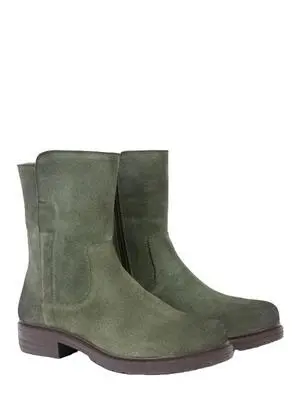 CELTIC & CO. Essential Leather Ankle Boots - Olive