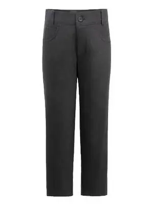 MOUSTACHE Formal Straight Leg Trousers - Charcoal Gray