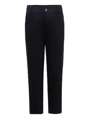 MOUSTACHE MOUSTACHE Formal Straight Leg Trousers Navy