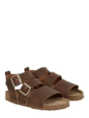 CELTIC & CO. Triple Strap Sandal - Rust