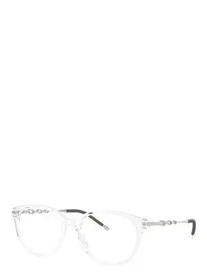 DIESEL Oval Eyeglasses - Shiny Cristal