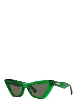 Bottega Veneta Bottega Veneta Cat Eye Sunglasses Vert